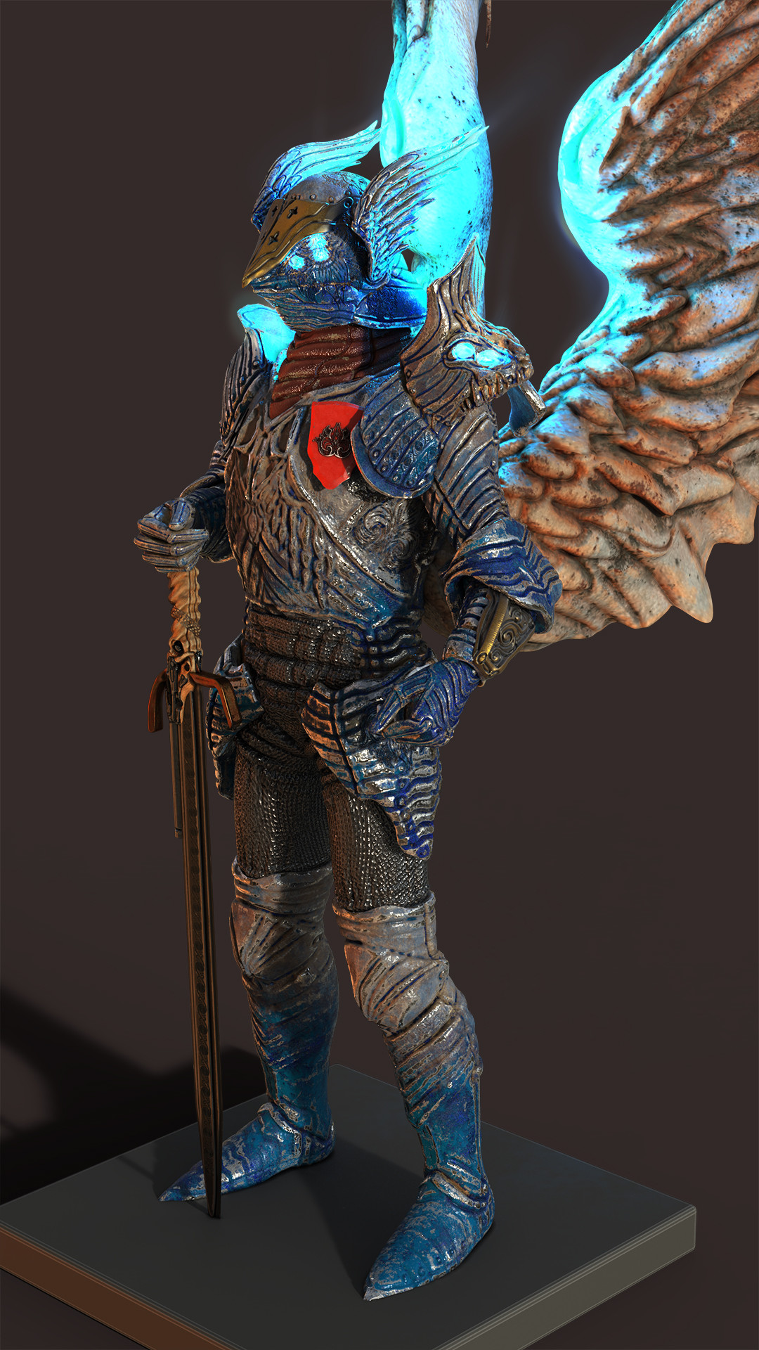 ArtStation - Angelic Guardian 3d model -for concept art, illustration ...