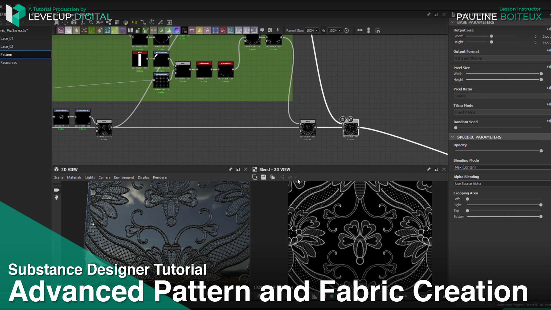 ArtStation - Advanced Pattern and Fabric Creation in Substance Designer ...