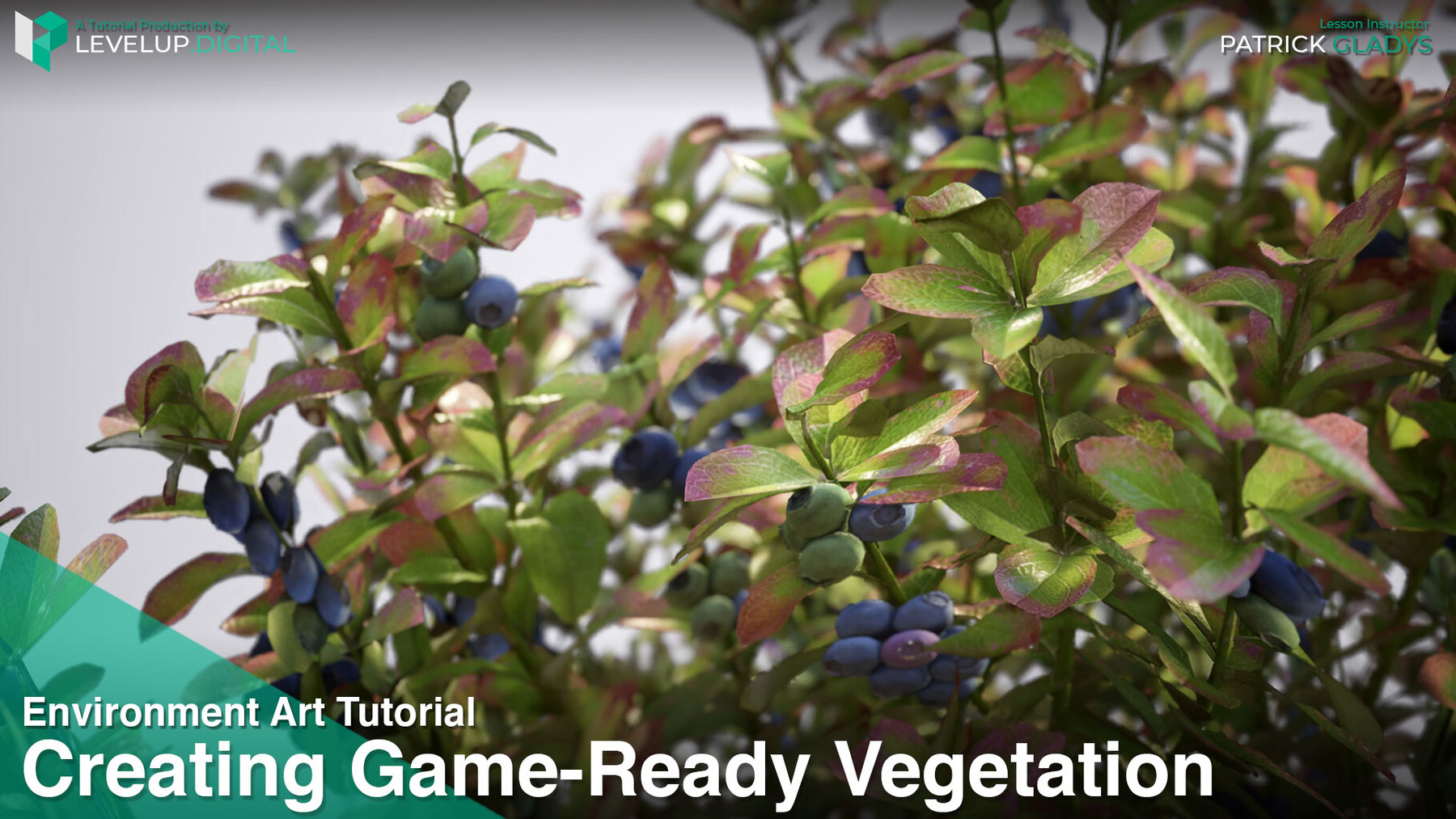 ArtStation - Creating Game-Ready Vegetation | Patrick Gladys | Tutorials