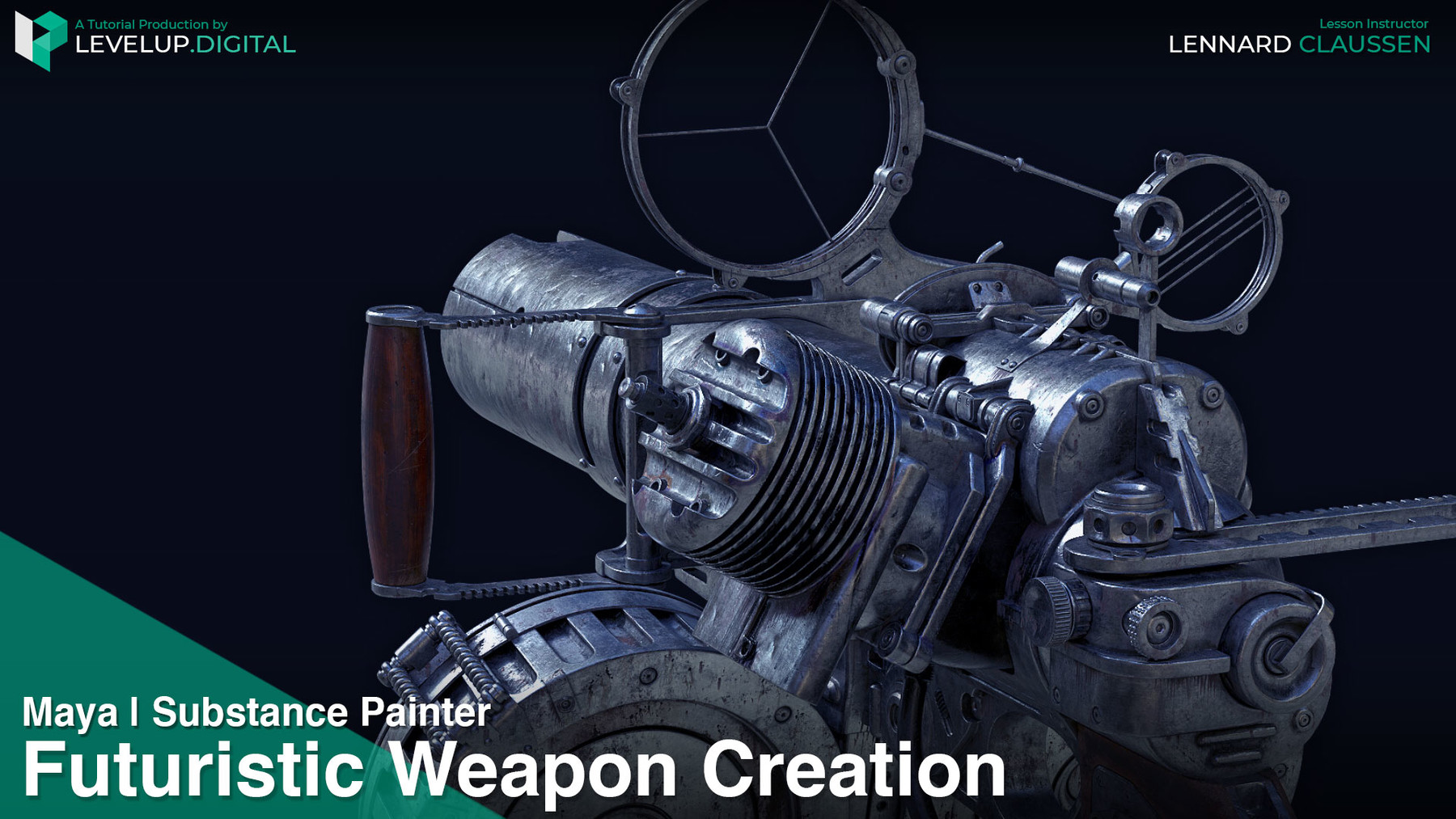 ArtStation - Futuristic Weapon Creation | Lennard Claussen | Tutorials