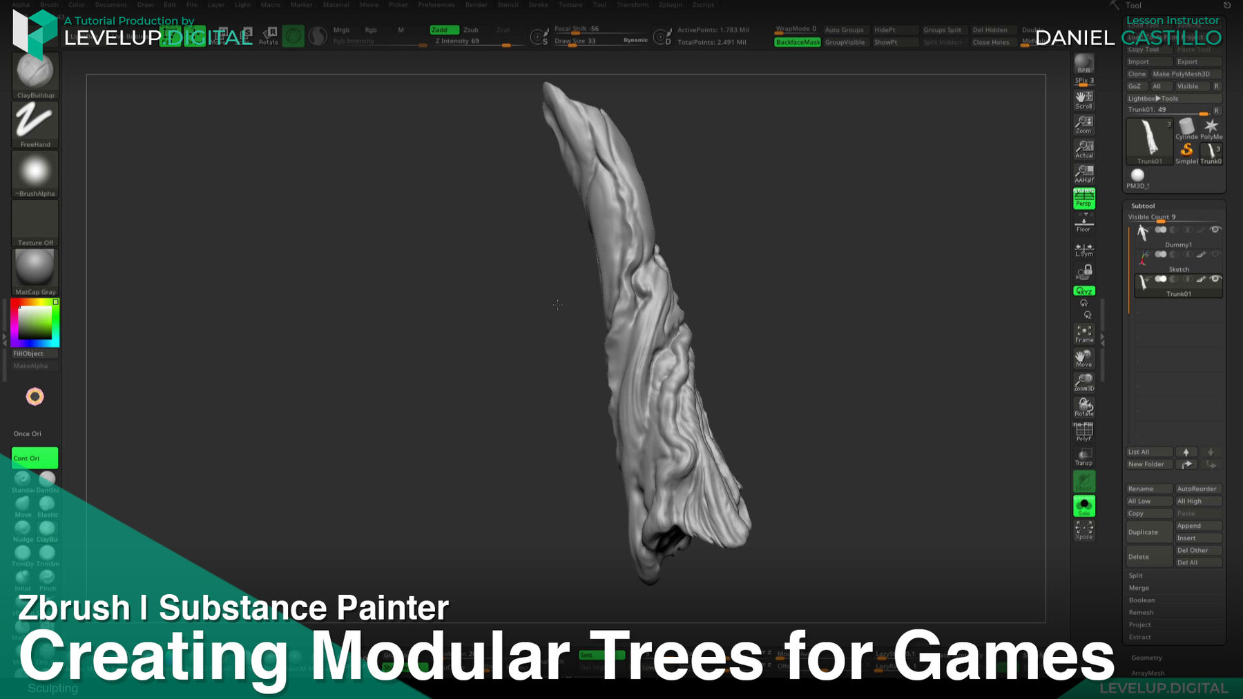 ArtStation - Creating Modular Trees for Games | Daniel Castillo | Tutorials