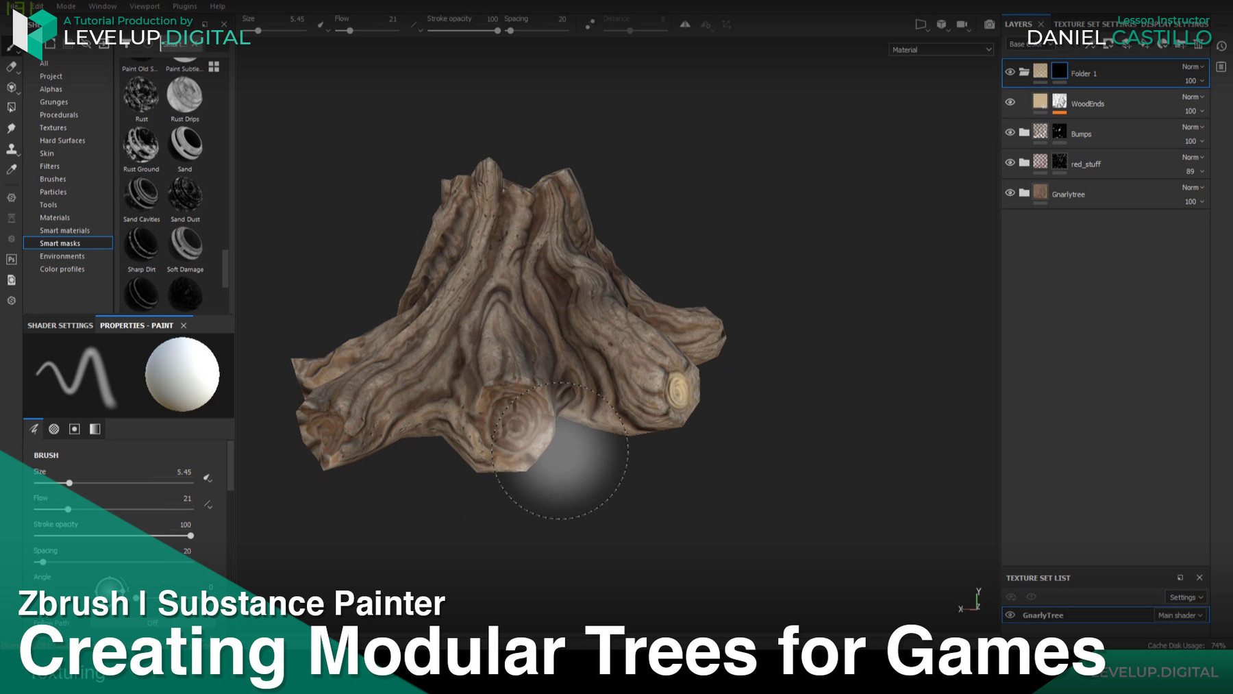 ArtStation - Creating Modular Trees for Games | Daniel Castillo | Tutorials