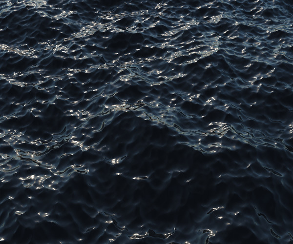 ArtStation - No plugin animated 3d ocean 3D model | Resources