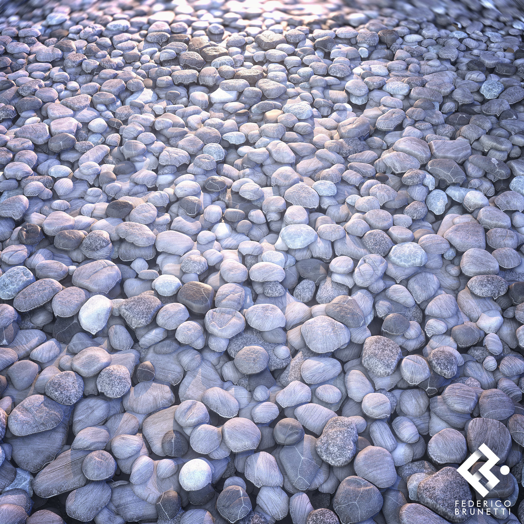 ArtStation - Pebbles Material | Game Assets