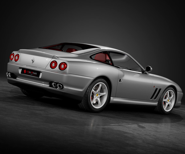 ArtStation - 1996 Ferrari 550 Maranello - 3D Model | Resources