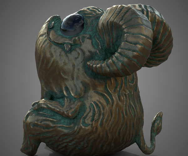 ArtStation - little cute Imp for Viz or 3d printing | Resources