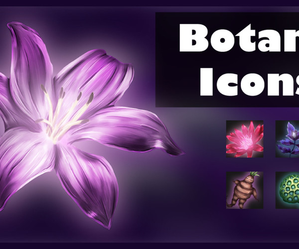 ArtStation - Botany Icons | Game Assets