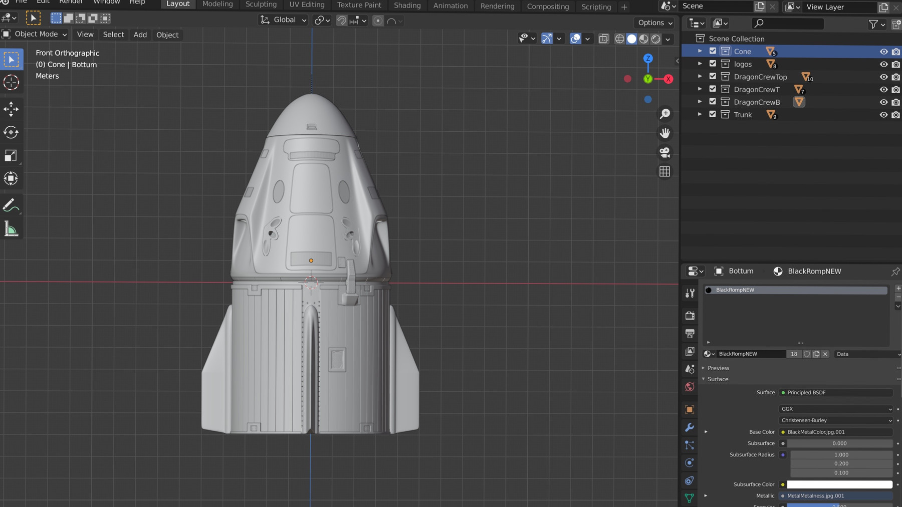 ArtStation - SpaceX Dragon | Resources