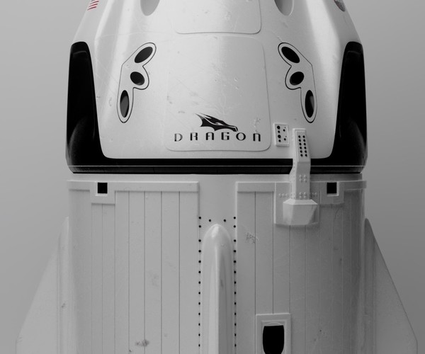 ArtStation - SpaceX Dragon | Resources
