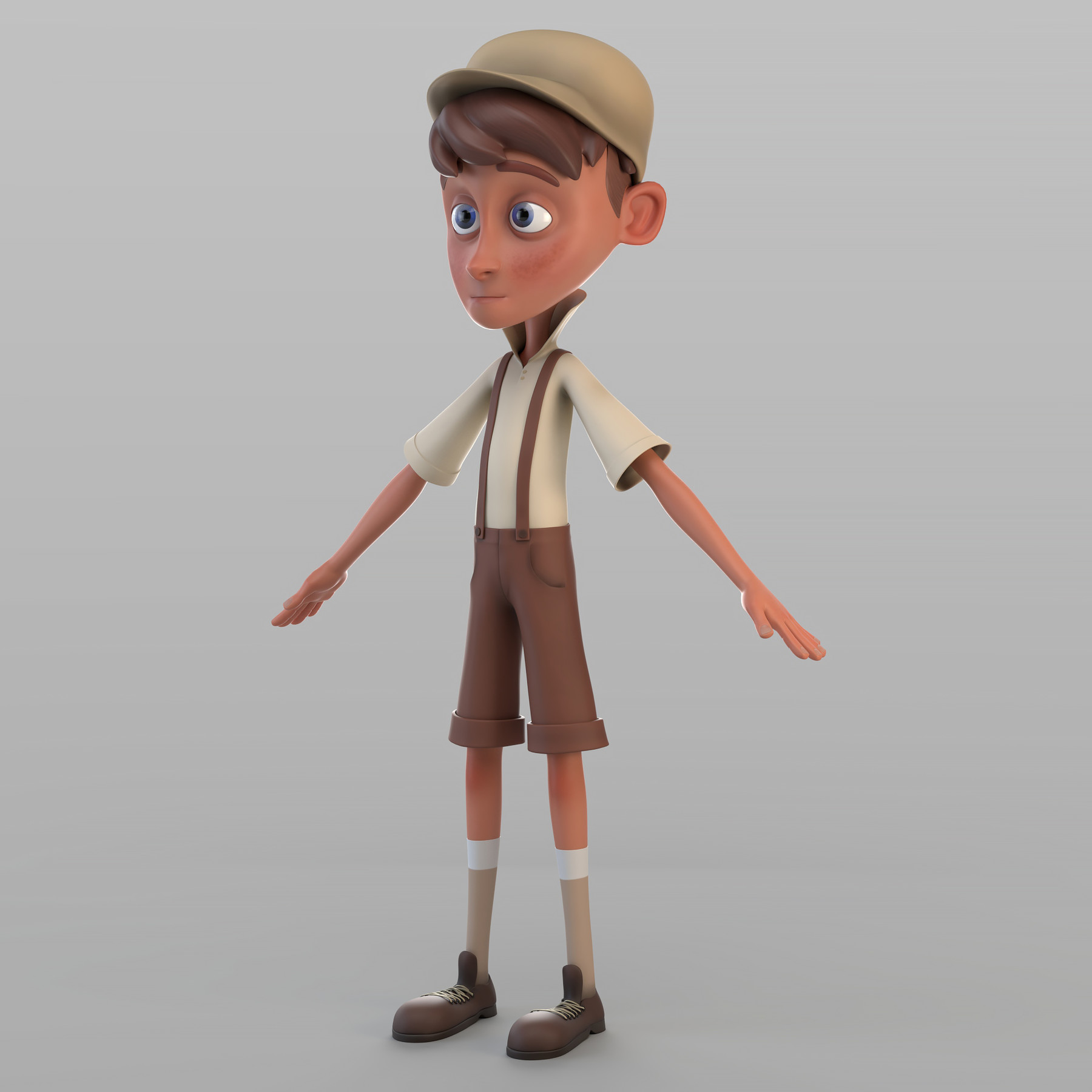 ArtStation - Cartoon Newsboy | Resources