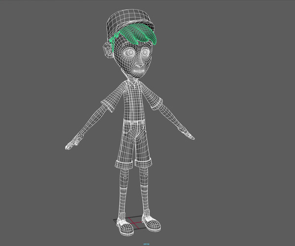 ArtStation - Cartoon Newsboy | Resources