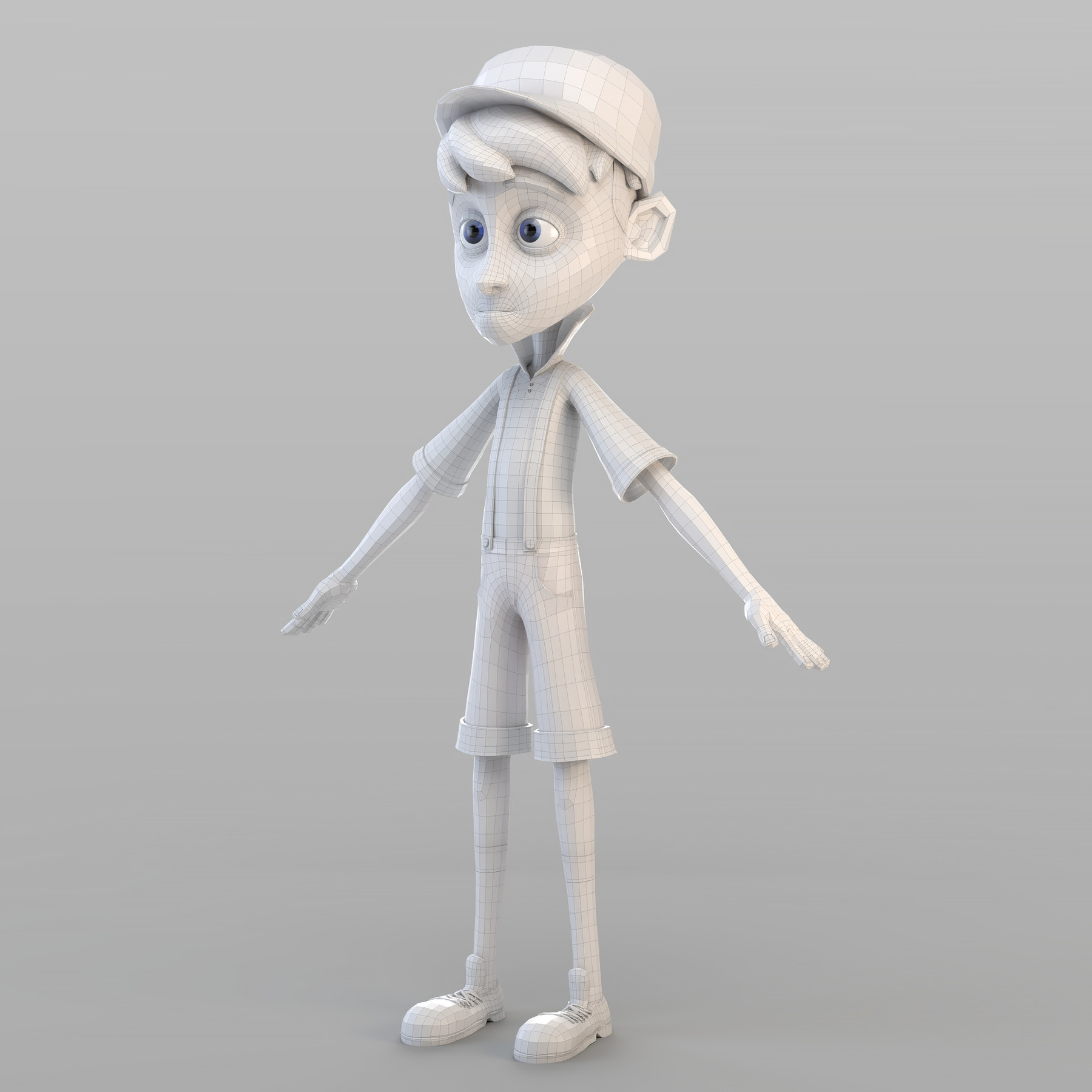 ArtStation - Cartoon Newsboy | Resources