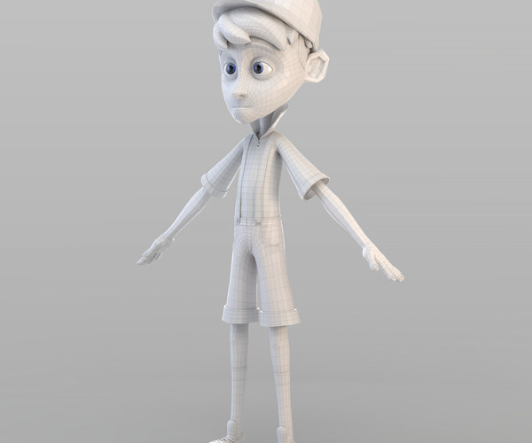 ArtStation - Cartoon Newsboy | Resources