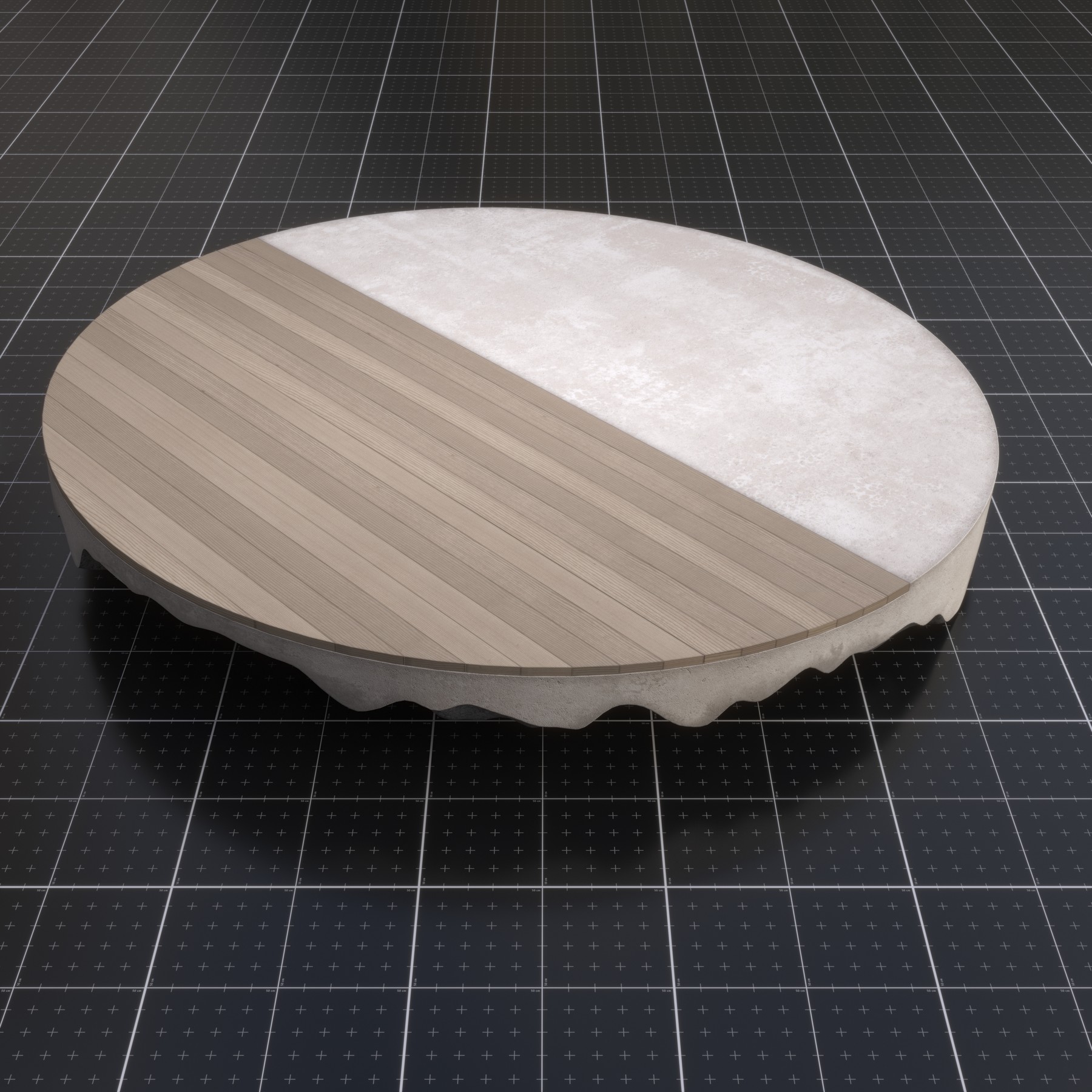 ArtStation - Circle Bench by Dark Band Studio | Resources