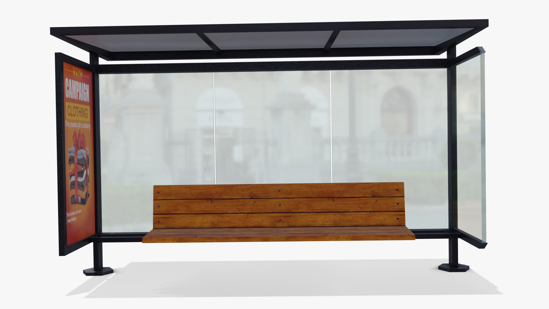 ArtStation - Bus Stop | Game Assets