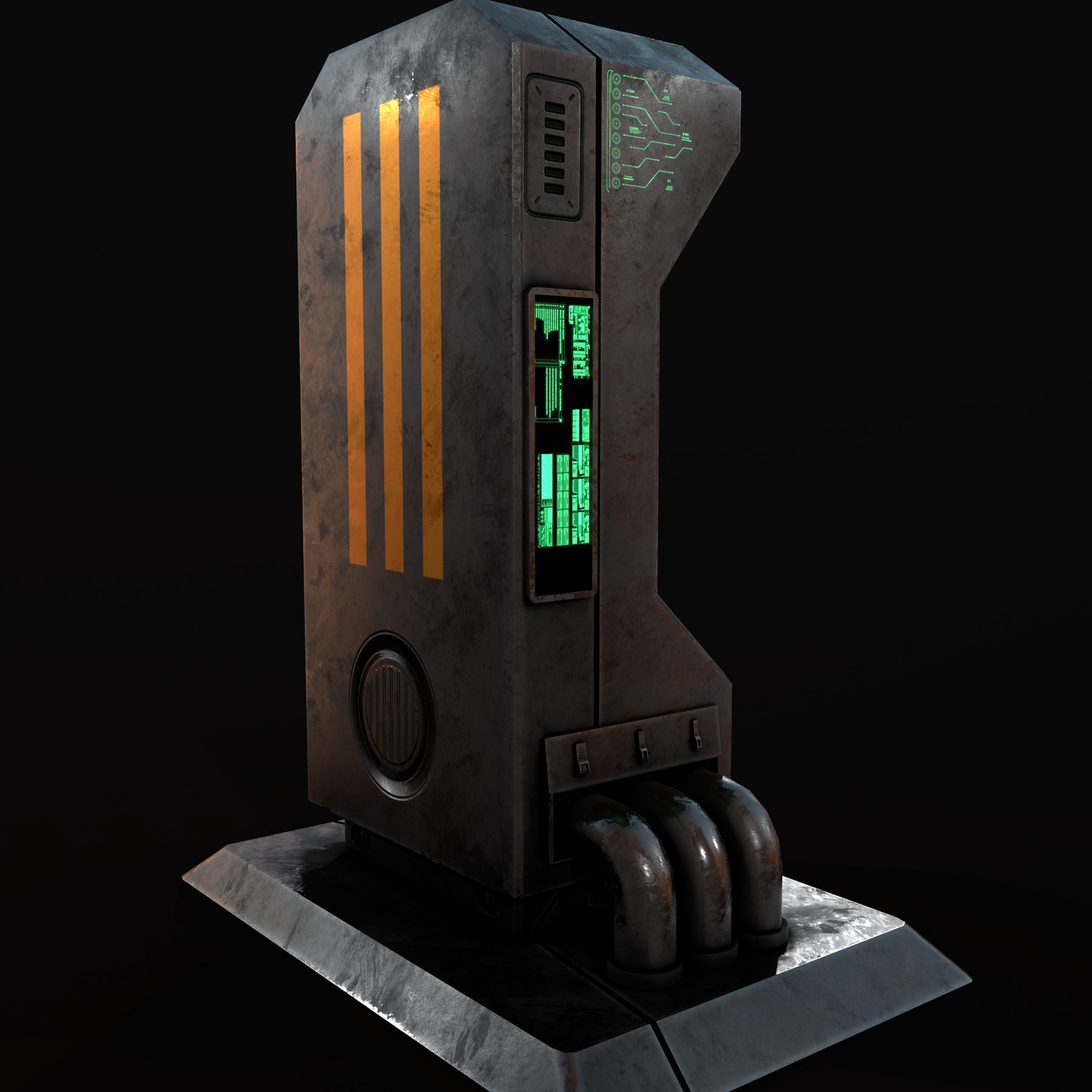 ArtStation - Sci-Fi Computer | Game Assets