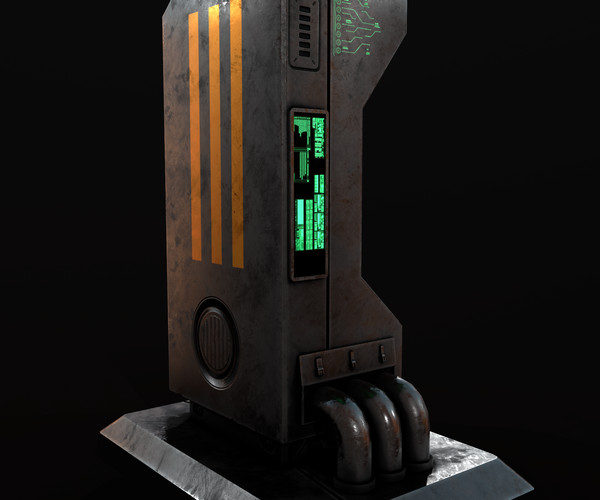 ArtStation - Sci-Fi Computer | Game Assets