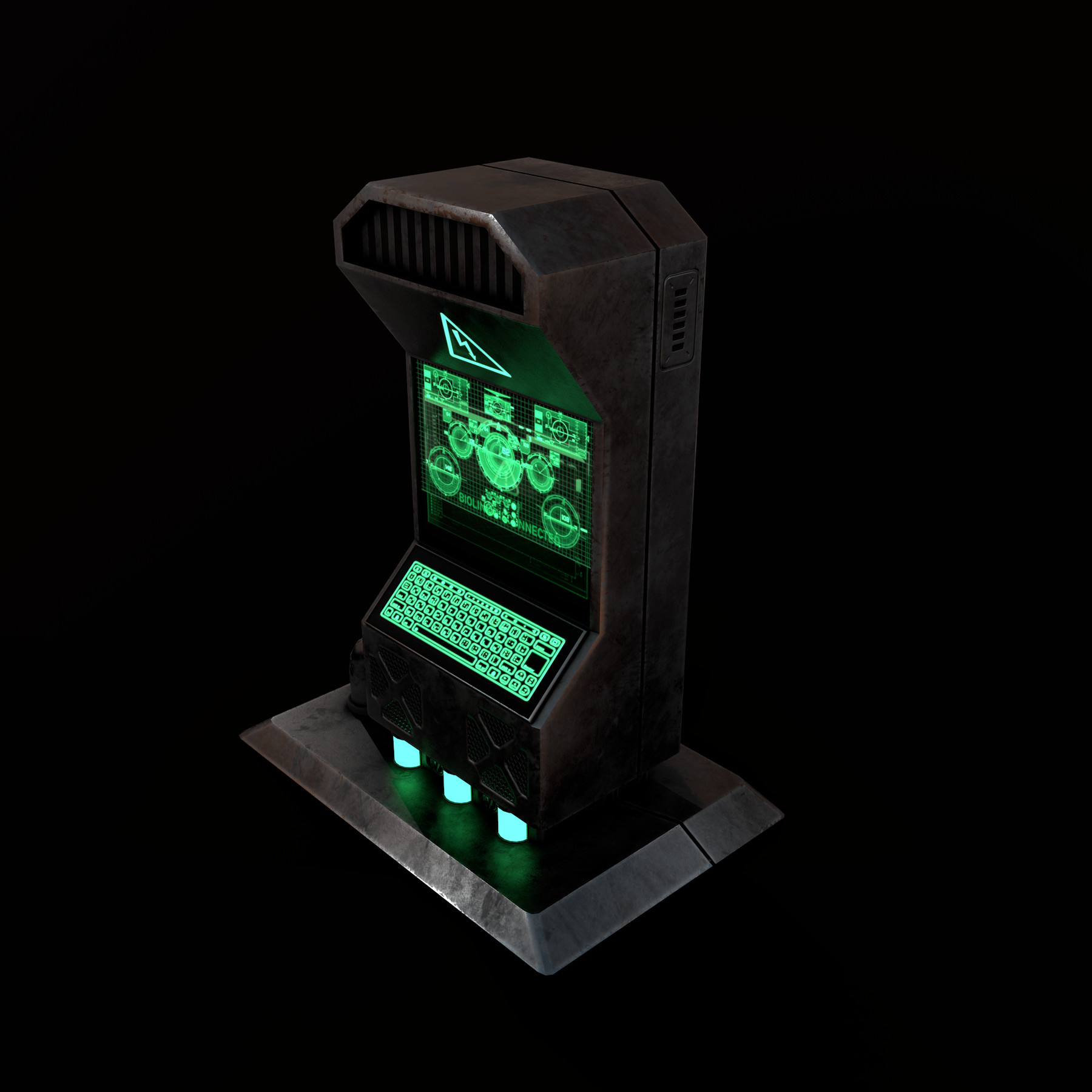 ArtStation - Sci-Fi Computer | Game Assets