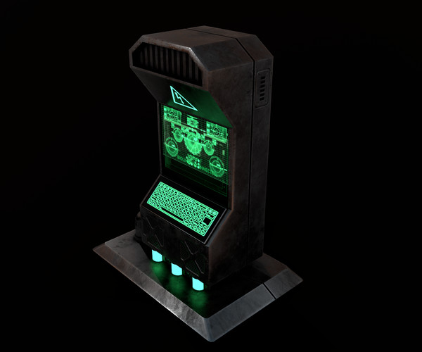 ArtStation - Sci-Fi Computer | Game Assets