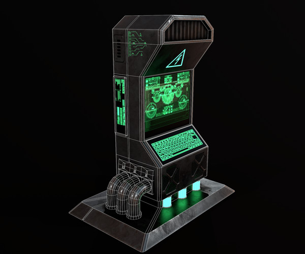 ArtStation - Sci-Fi Computer | Game Assets
