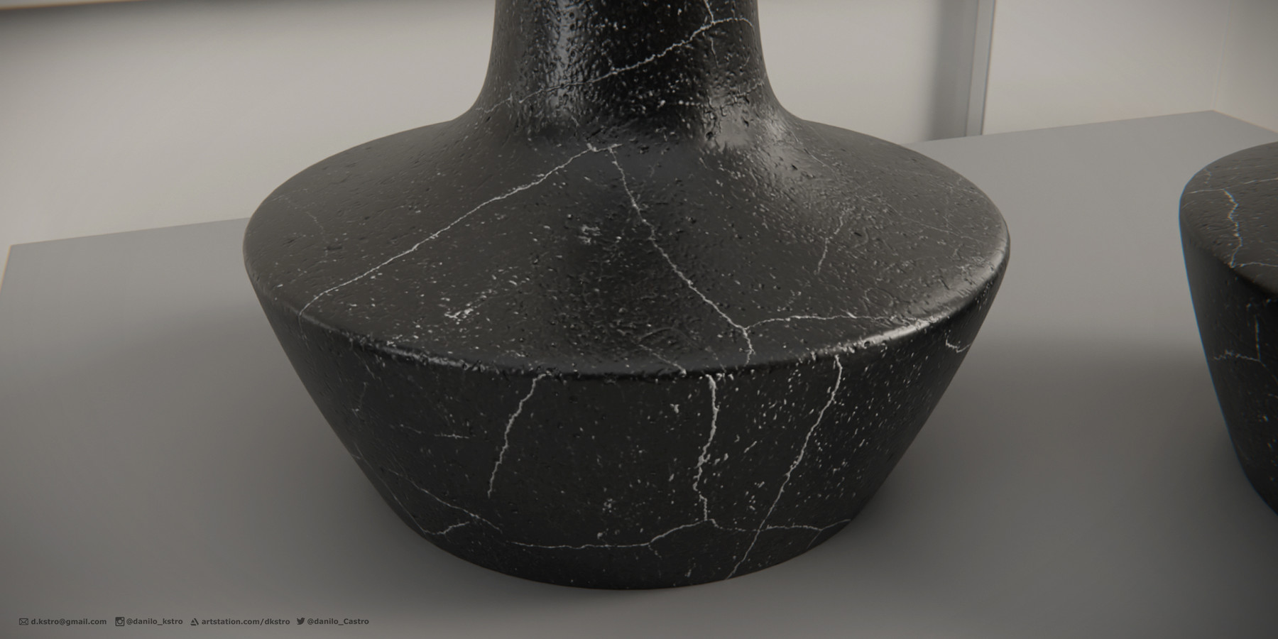 ArtStation - Decorative Vase | 3d Model | 4k Textures | 2 Sizes | Resources
