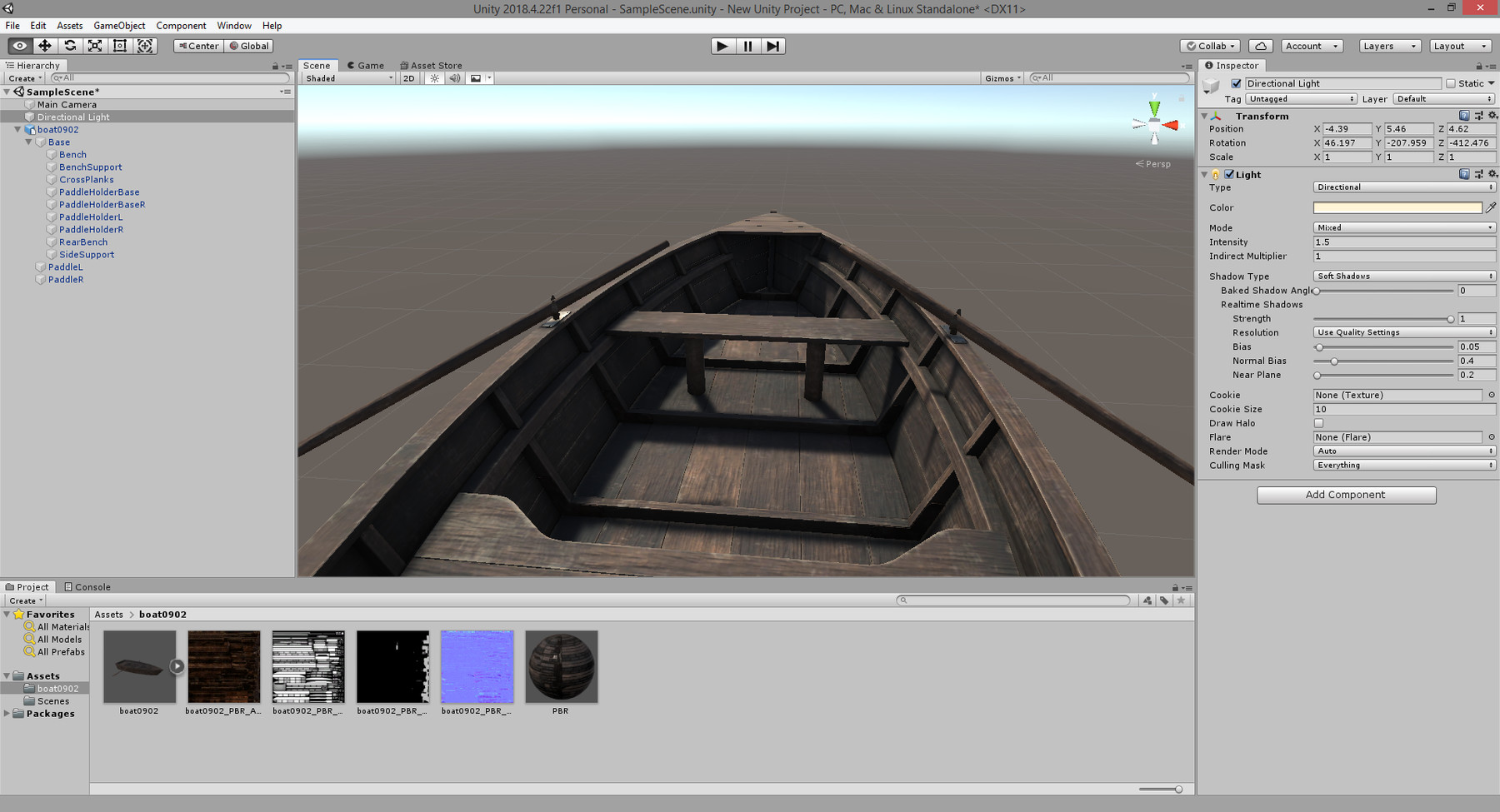 ArtStation - Old Wooden Boat | Game Assets