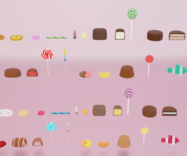 ArtStation - Candy 3D Model | Game Assets