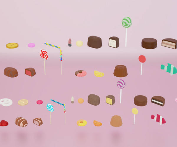 ArtStation - Candy 3D Model | Game Assets
