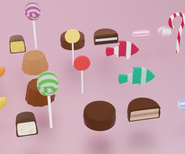 ArtStation - Candy 3D Model | Game Assets