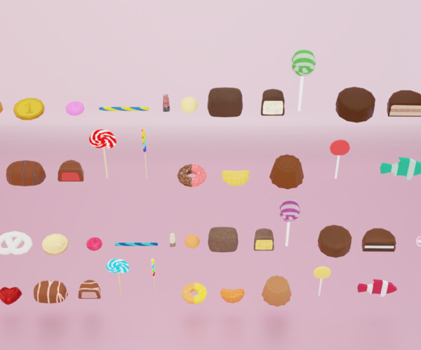 ArtStation - Candy 3D Model | Game Assets
