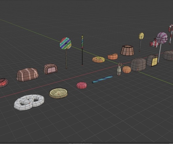 ArtStation - Candy 3D Model | Game Assets
