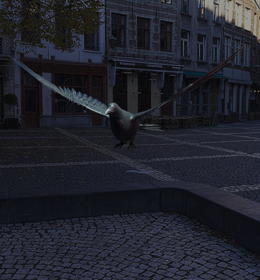 ArtStation - crow flying | Game Assets