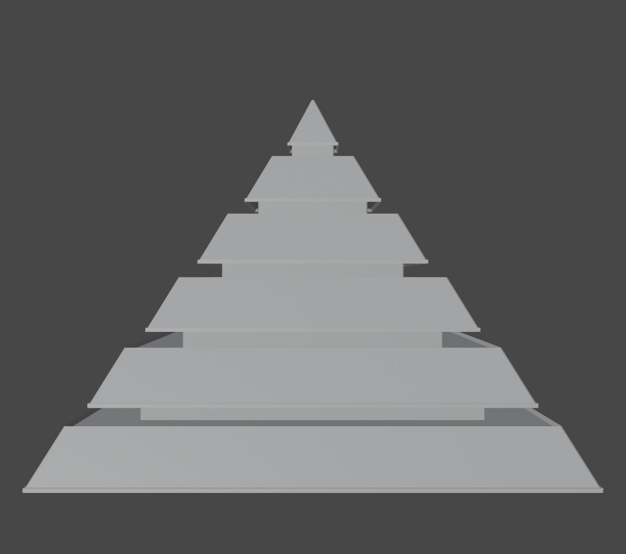 ArtStation - Pyramid with Squared Spike | Game Assets