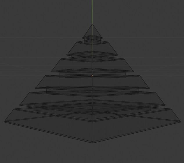 ArtStation - Pyramid with Squared Spike | Game Assets