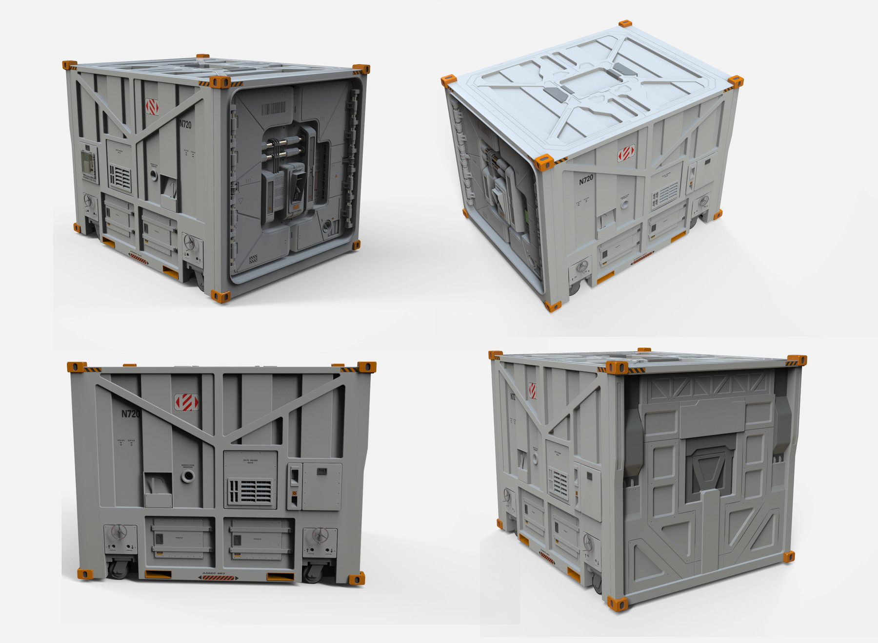ArtStation - sci fi Cargo Container 1 | Resources