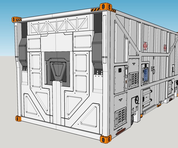 ArtStation - sci fi Cargo Container 1 | Resources