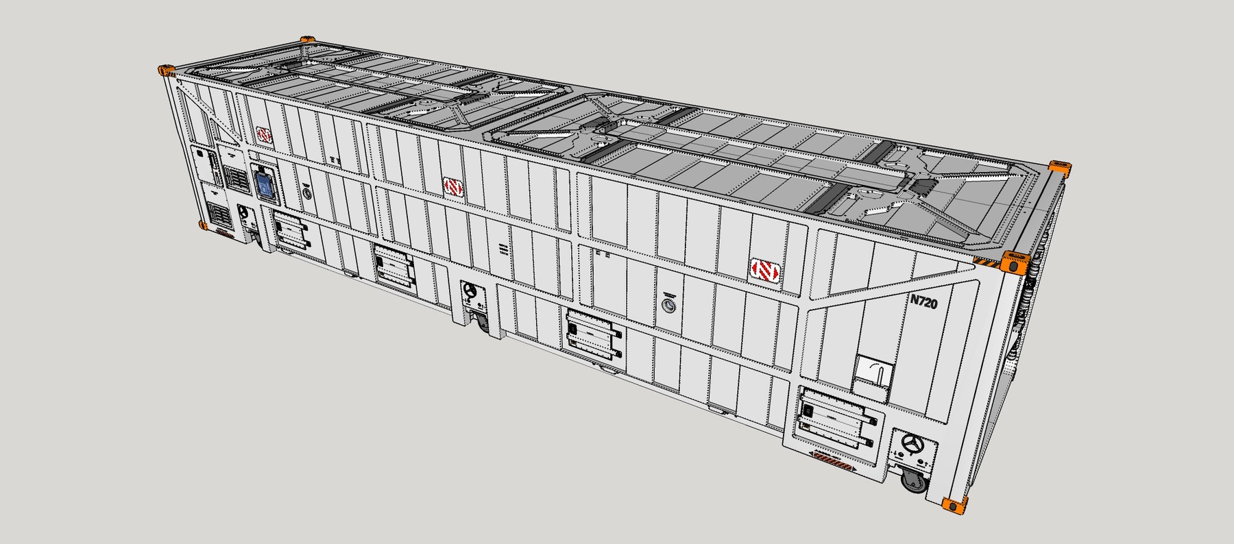 ArtStation - sci fi Cargo Container 1 | Resources
