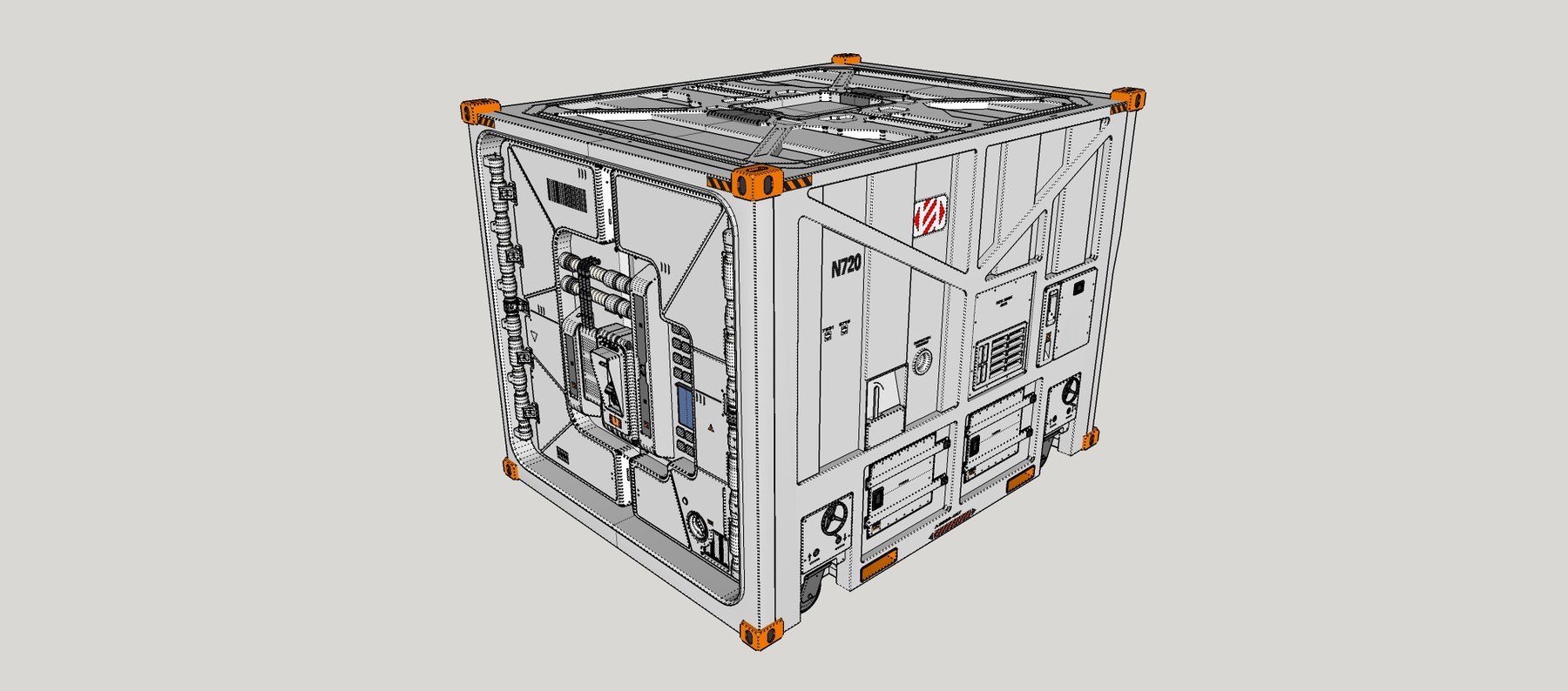 ArtStation - sci fi Cargo Container 1 | Resources