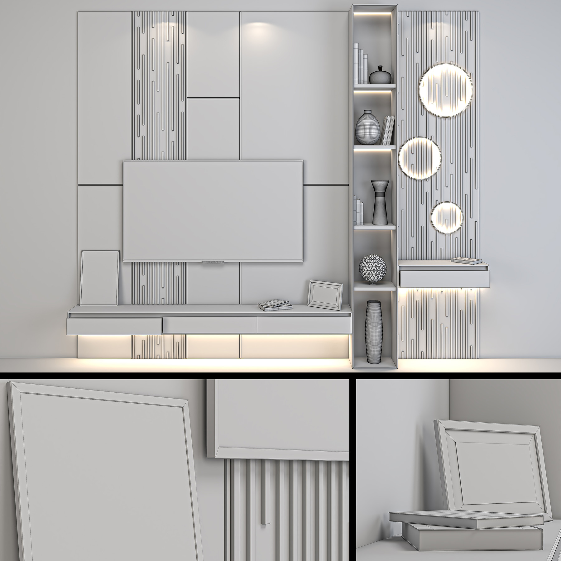 ArtStation - tv set 7 | Resources