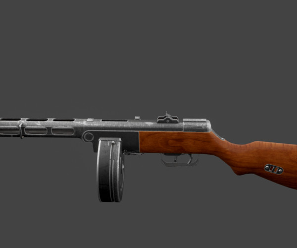 ArtStation - PPSH full disassembled model | Resources
