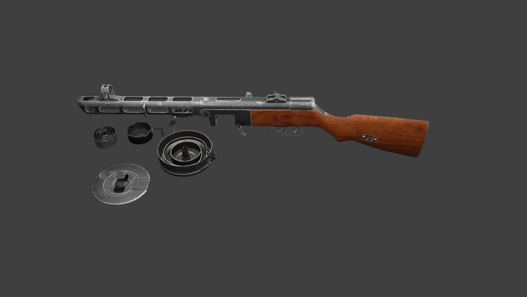 ArtStation - PPSH full disassembled model | Resources