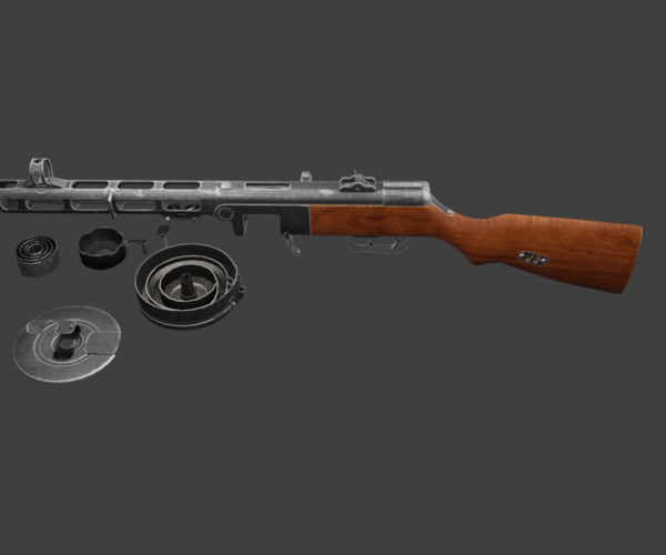 ArtStation - PPSH full disassembled model | Resources