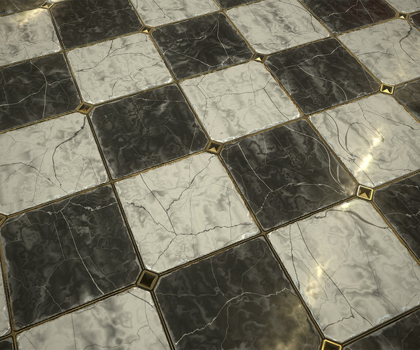 ArtStation - PBR Materials | Floor tile pack | Game Assets
