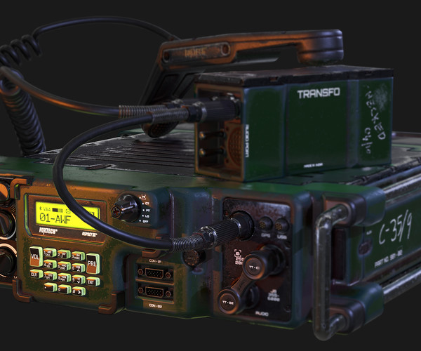 ArtStation - Military Radio model | Game Assets