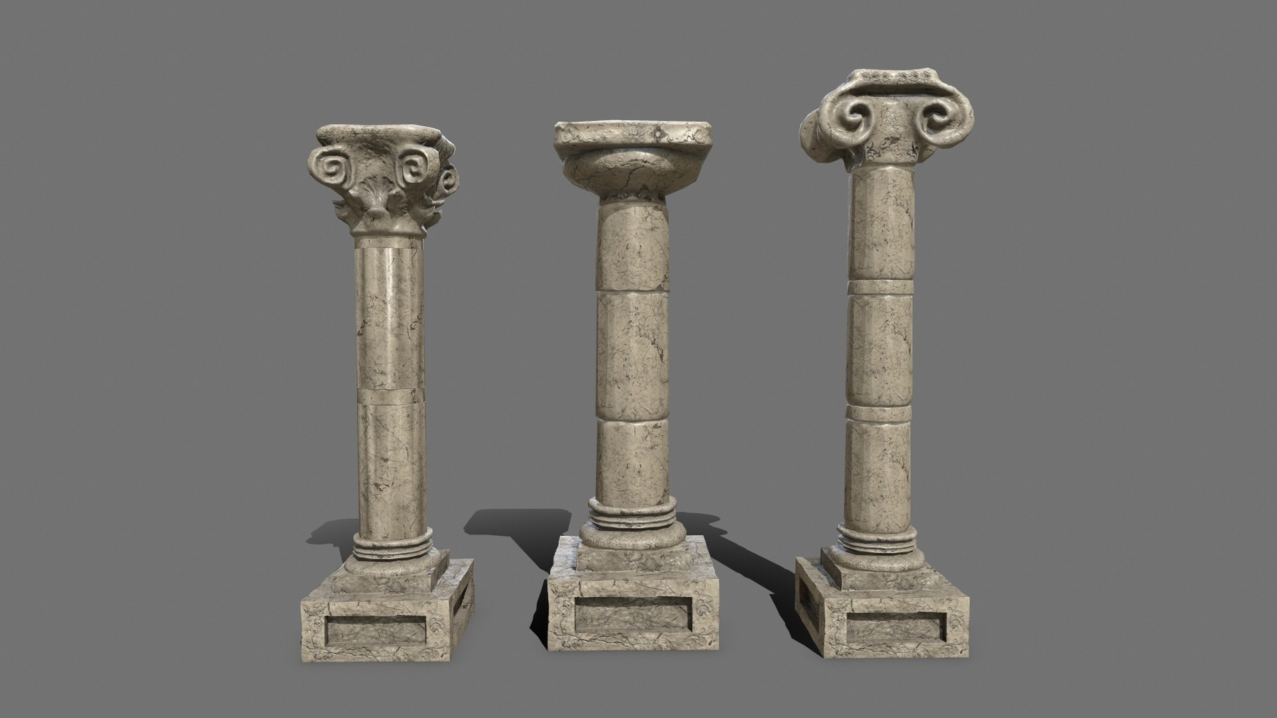 ArtStation - Pillar Set | Game Assets