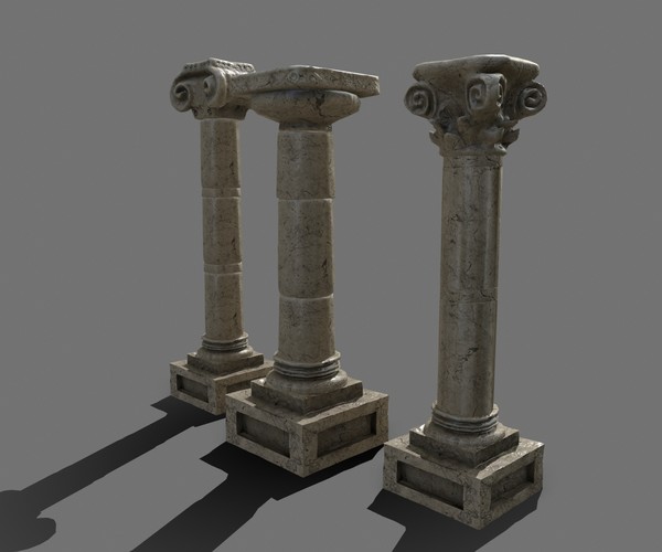 ArtStation - Pillar Set | Game Assets
