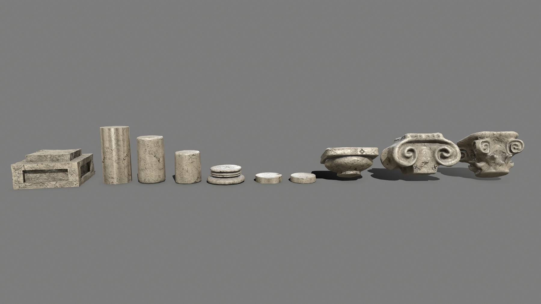 ArtStation - Pillar Set | Game Assets