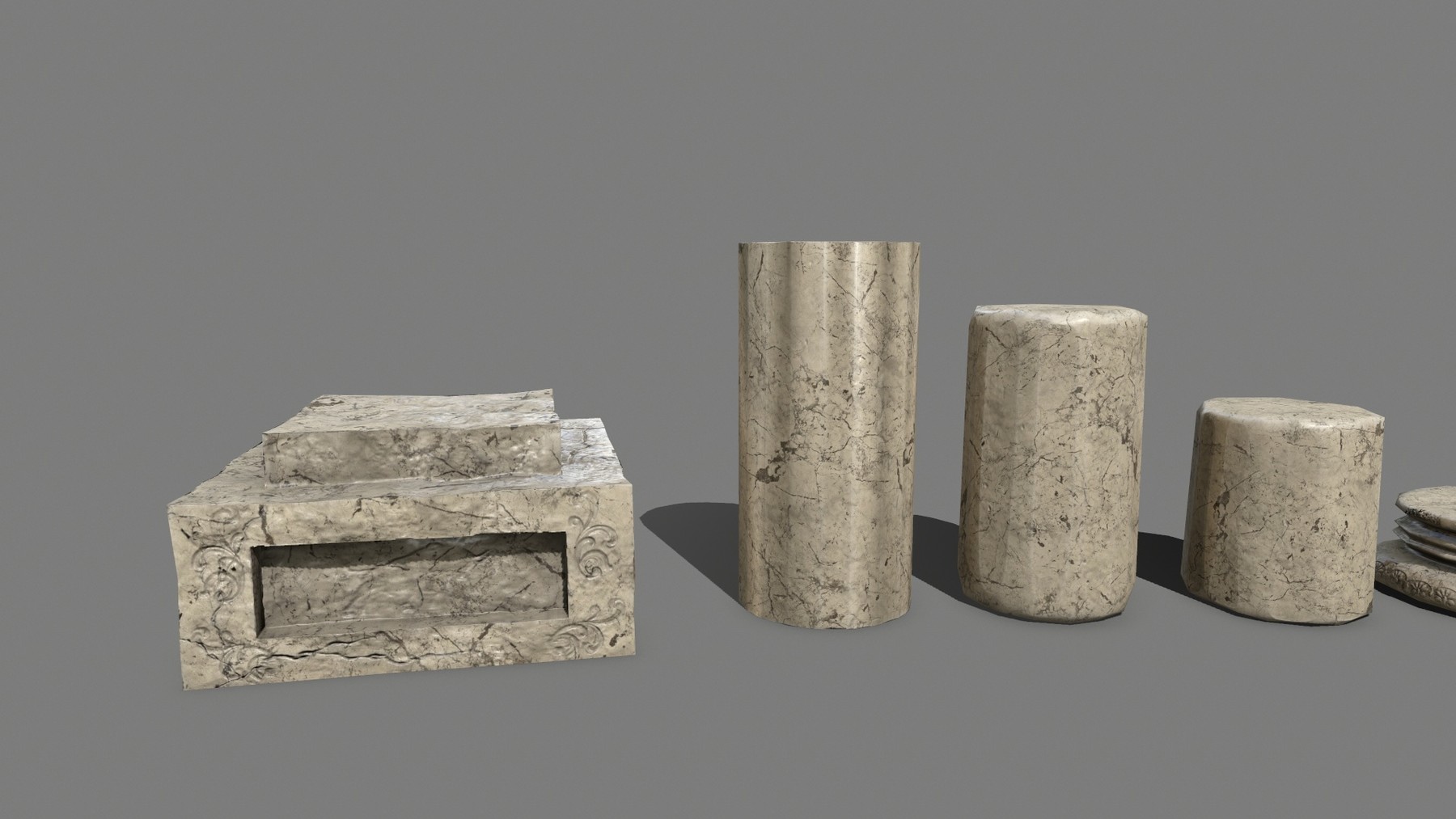 ArtStation - Pillar Set | Game Assets