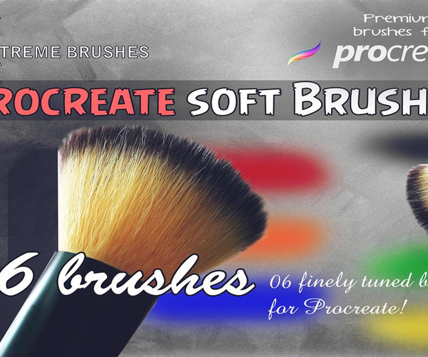 ArtStation - Procreate Soft Brushes | Brushes
