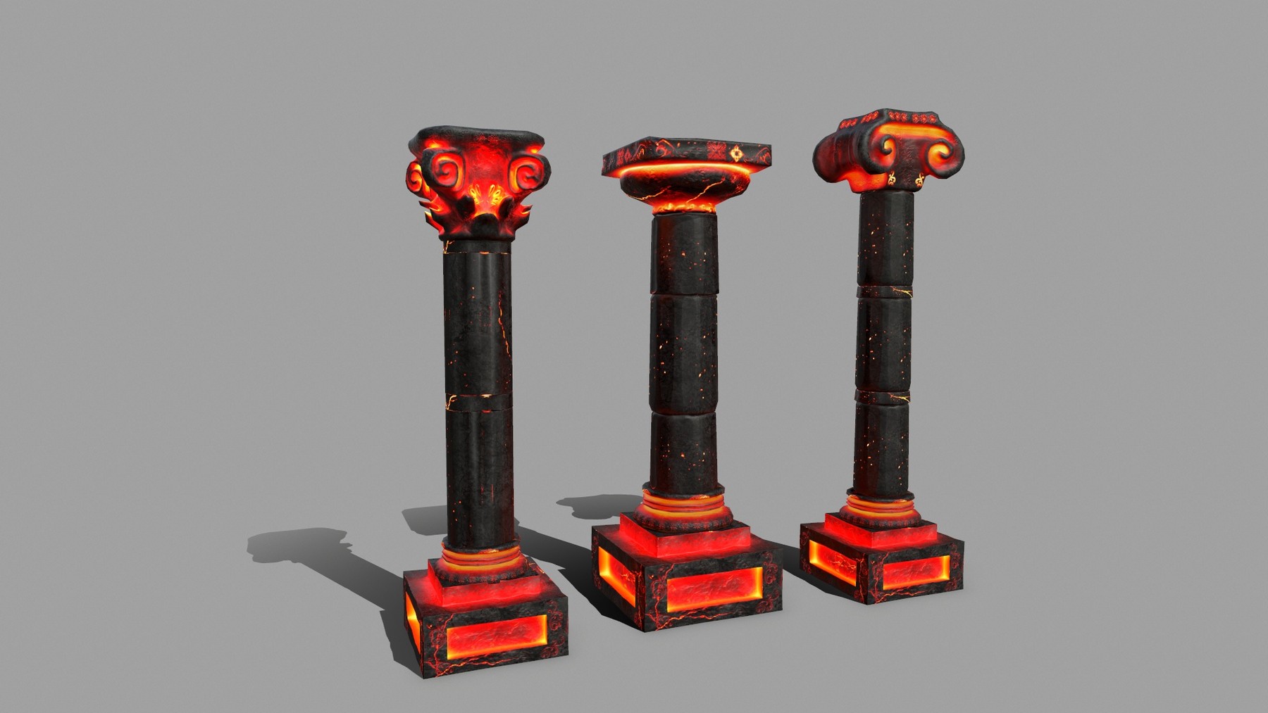 ArtStation - Pillar Set | Game Assets